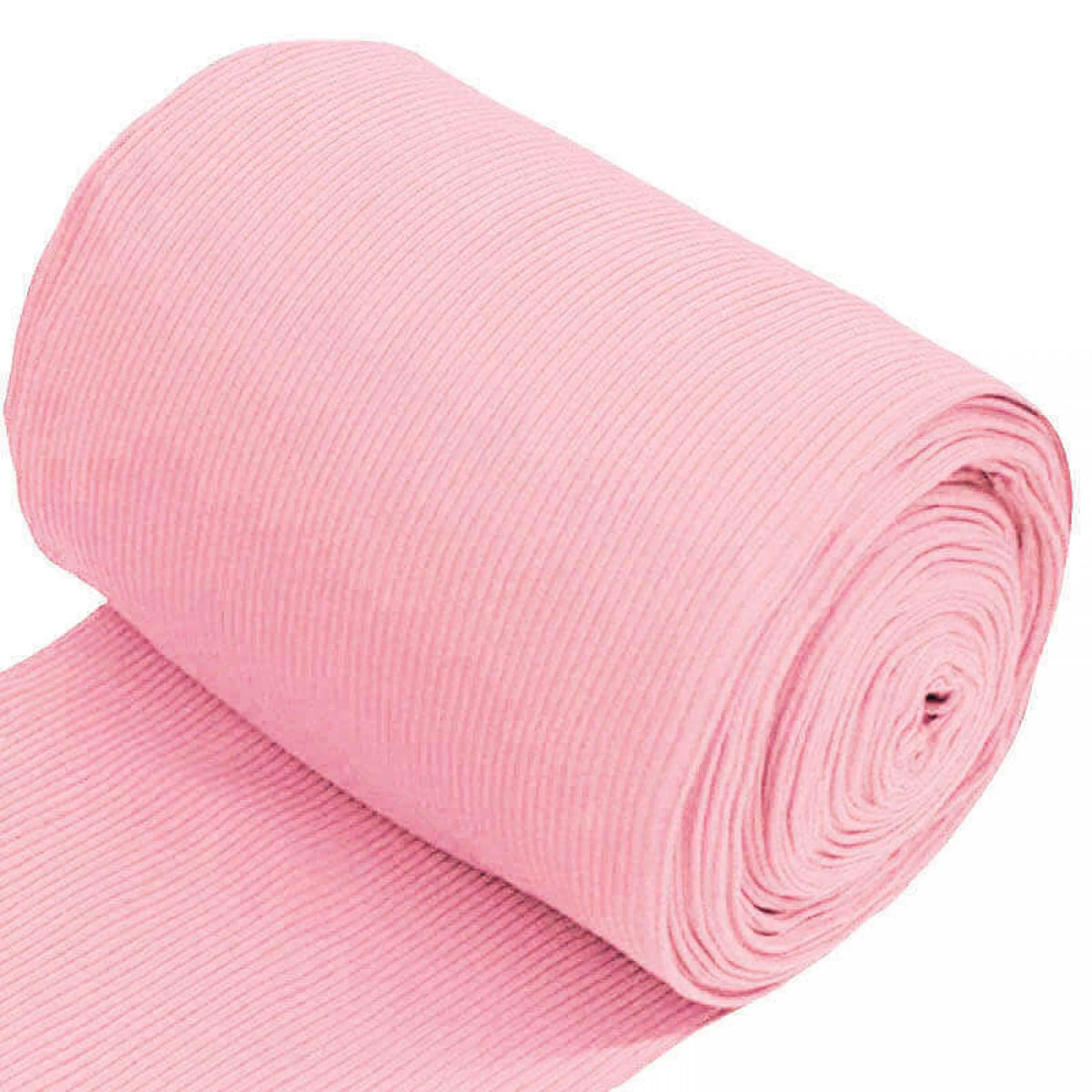 Chunky Tubular Rib Knit Fabric - Pink ribbing | Jelly Fabrics – Jelly ...