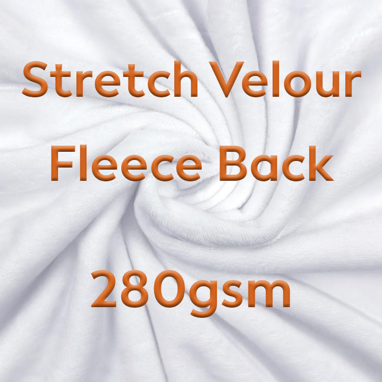Print Your Own - Stretch Velour Fleece Backed / Squish Fabric | Jelly ...