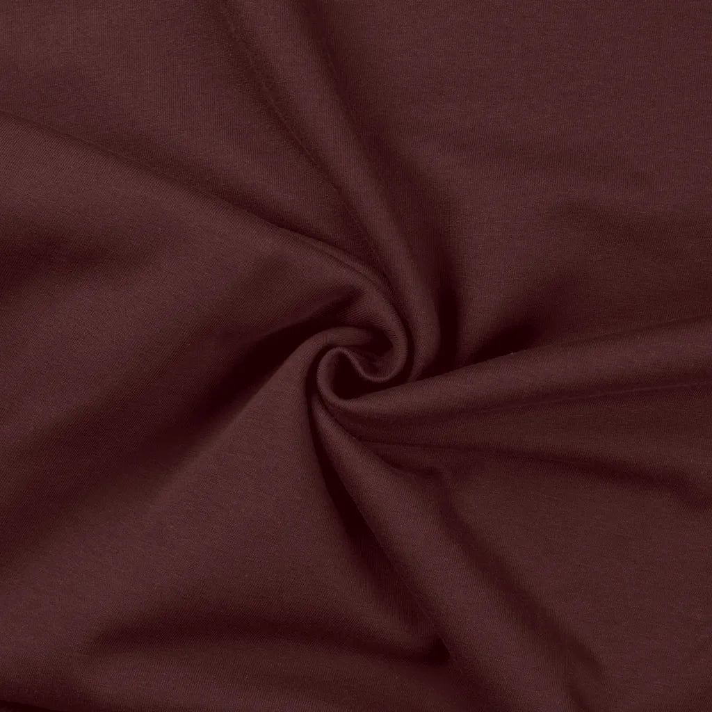 French Terry Brushed Back Fabric - Solid Mauve | Jelly Fabrics – Jelly ...