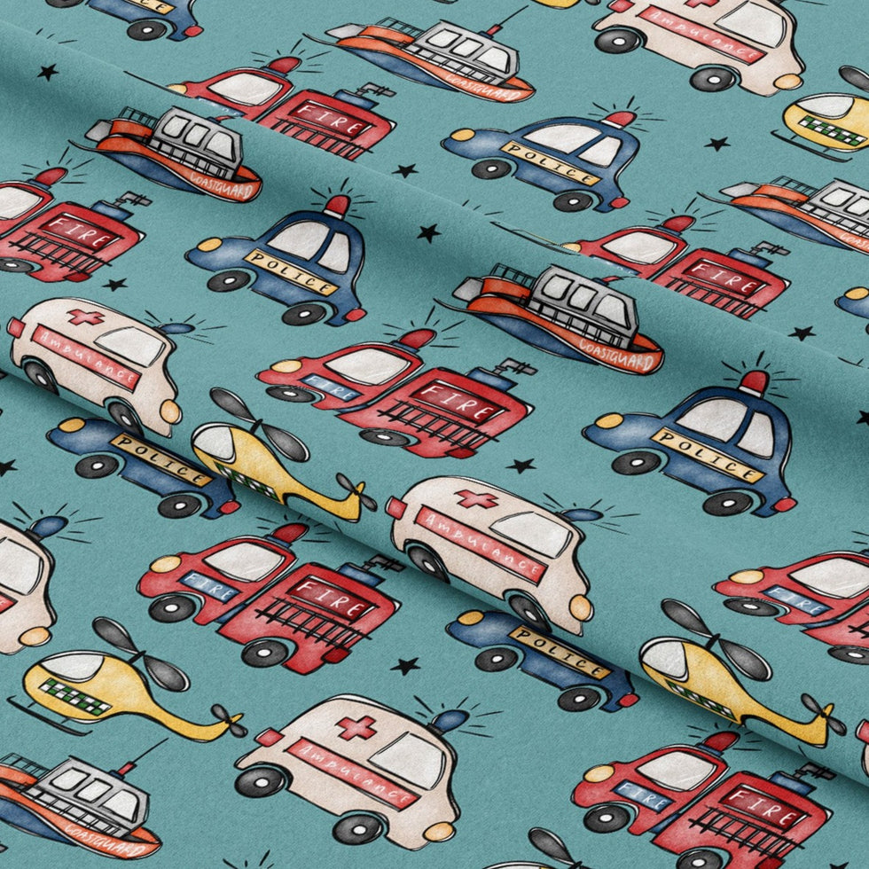 Print on Demand - Emergency Vehicles | Jelly Fabrics – Jelly Fabrics Ltd