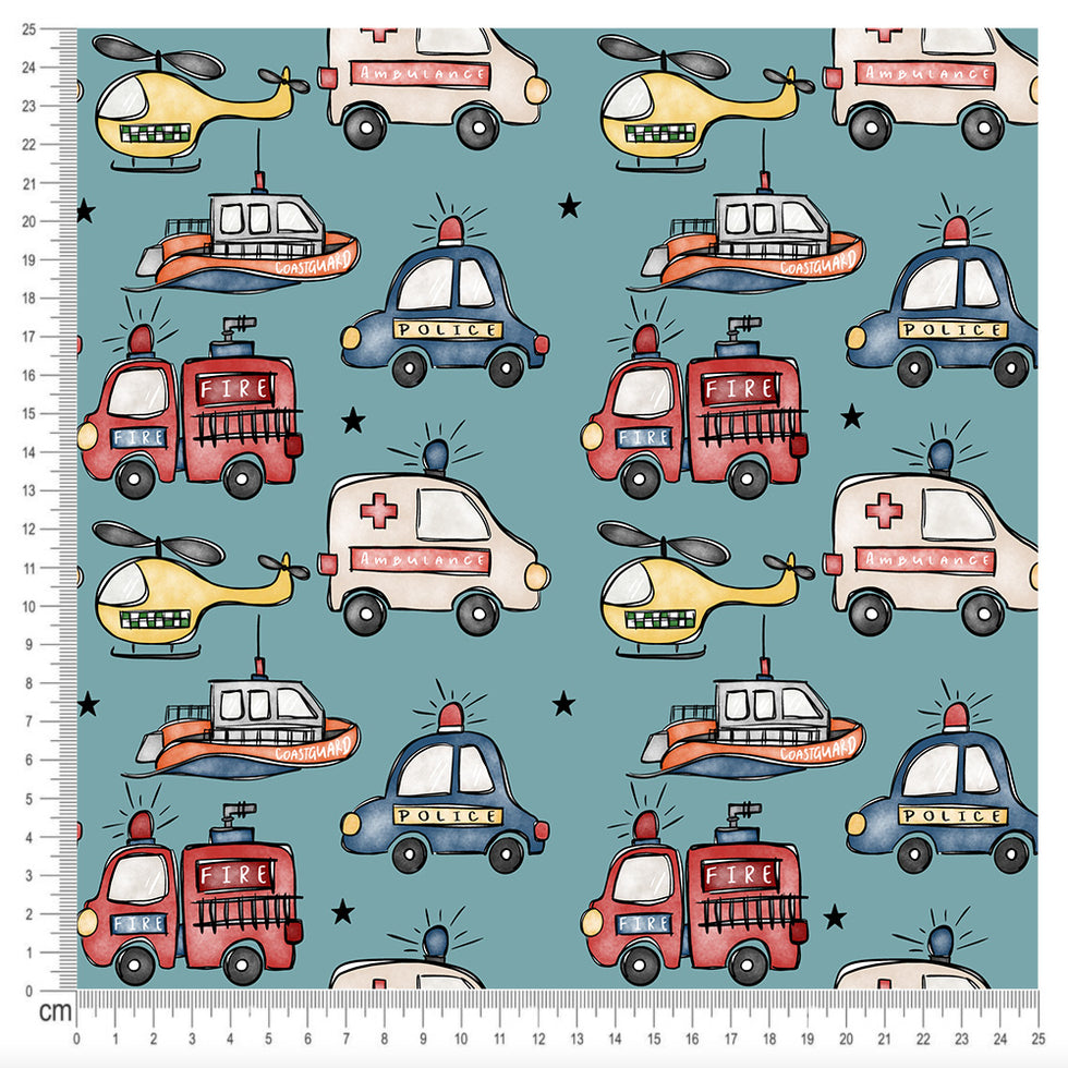 Print on Demand - Emergency Vehicles | Jelly Fabrics – Jelly Fabrics Ltd