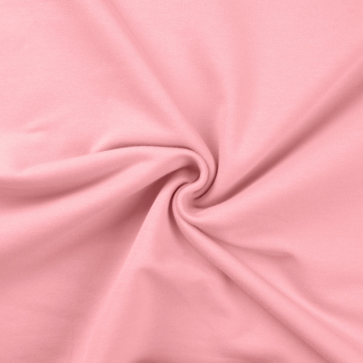 French Terry Brushed Back Fabric - Solid Baby Rose | Jelly Fabrics ...