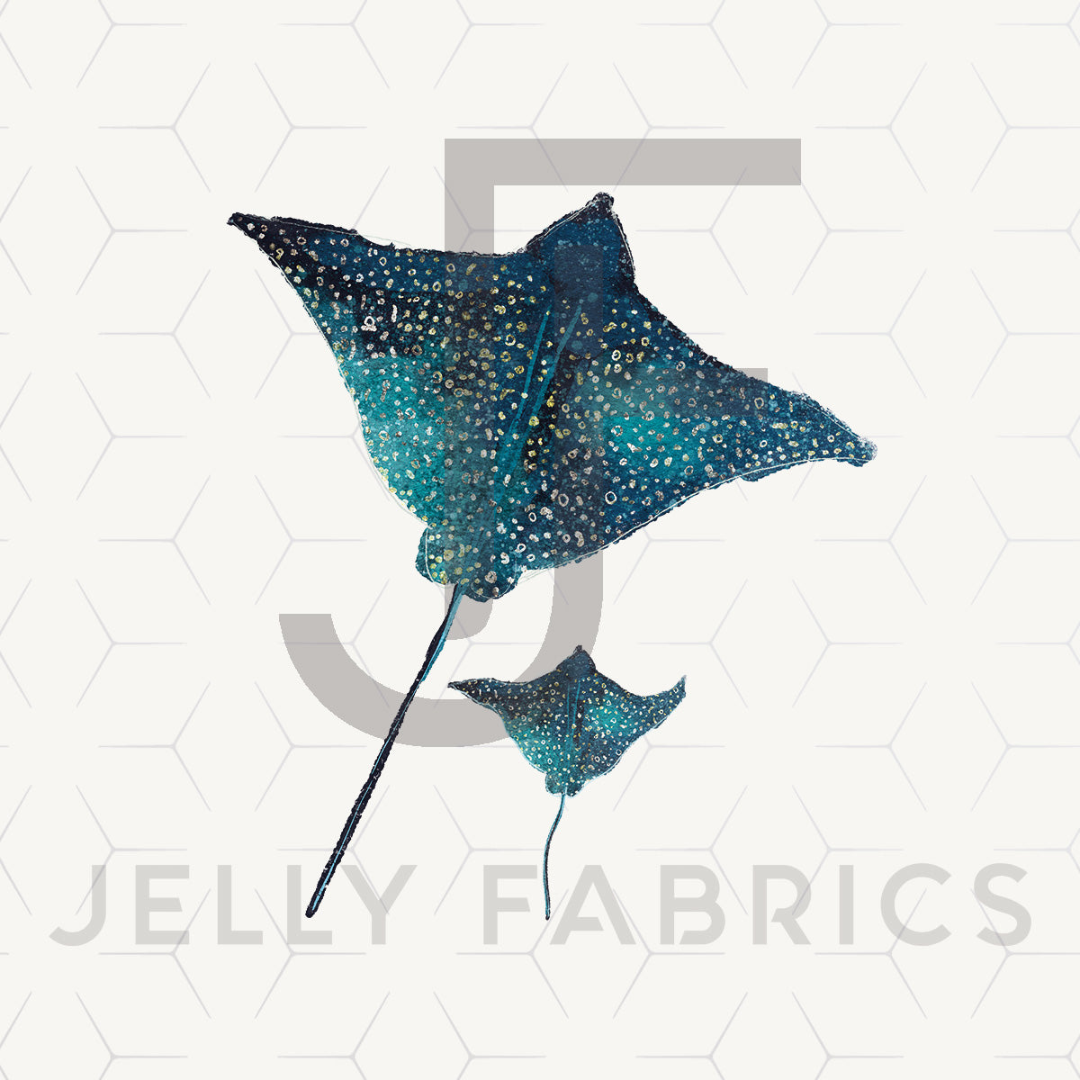 Heat Transfer - Manta Ray | Jelly Fabrics – Jelly Fabrics Ltd
