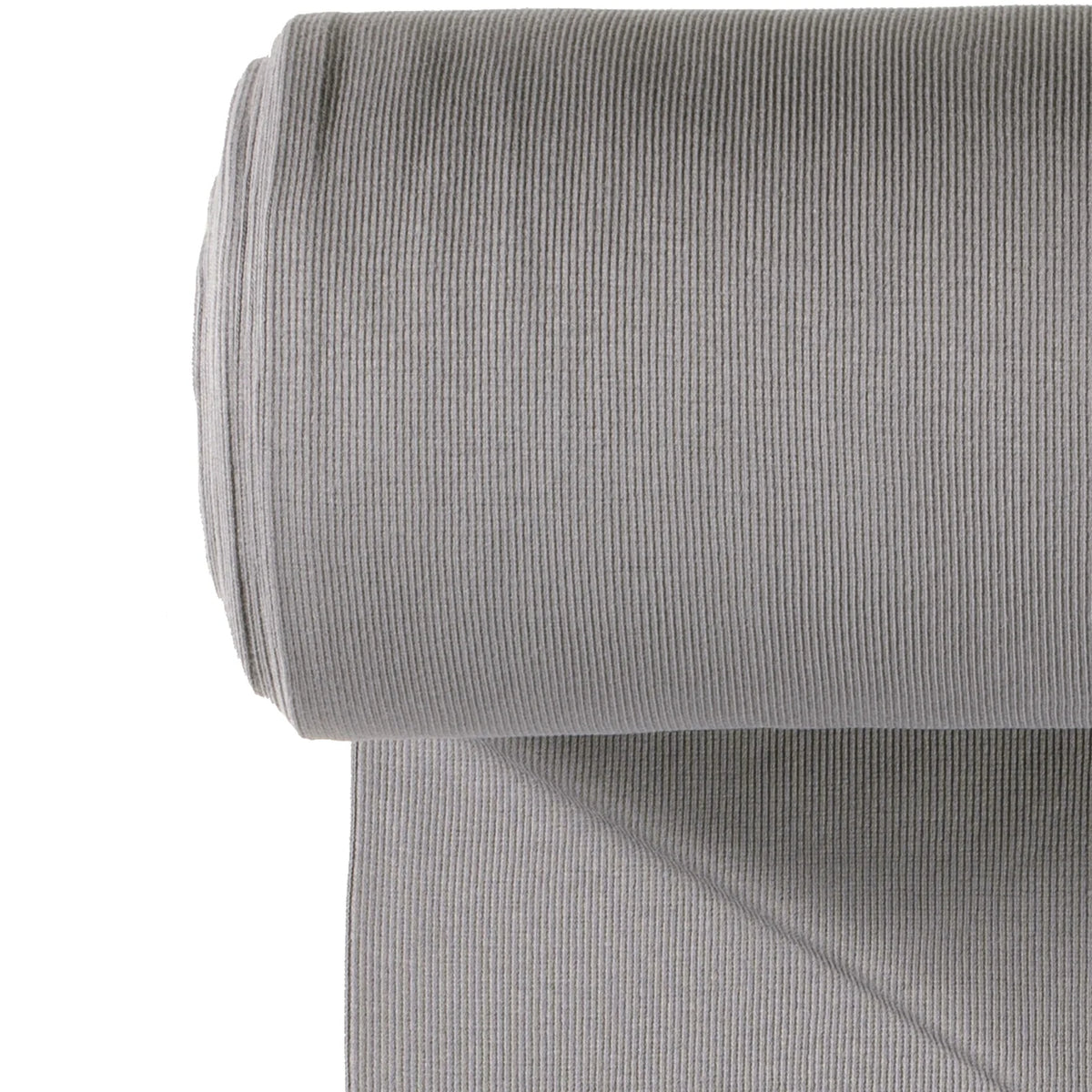 Tubular Rib Fabric (2x2) - Taupe Grey Ribbing | Jelly Fabrics – Jelly ...