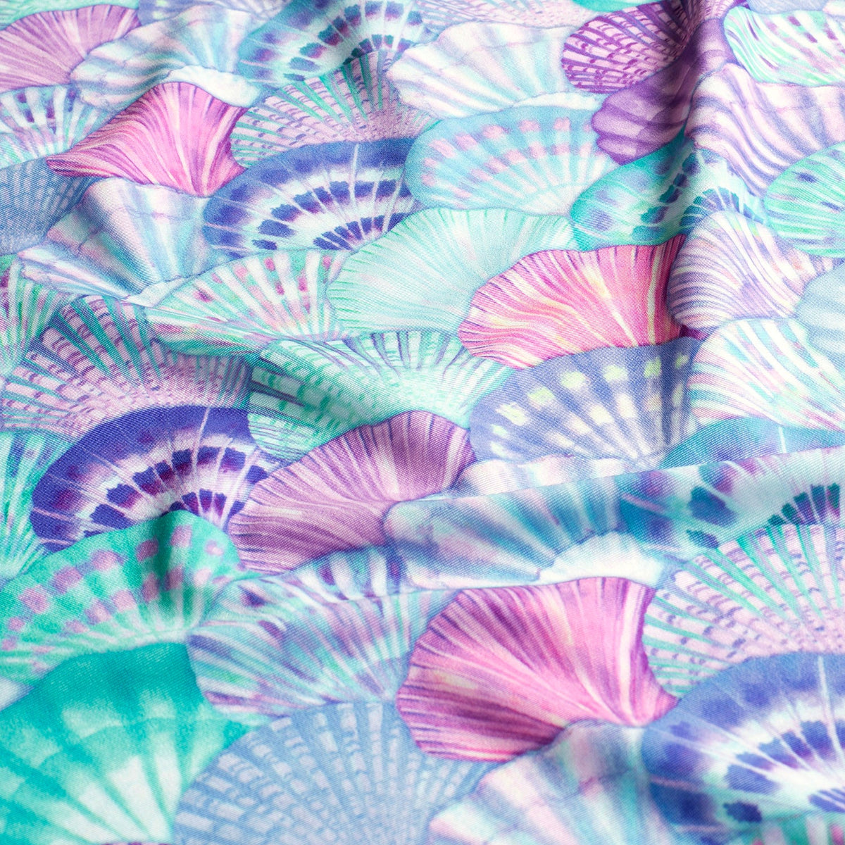 Swimwear Jersey UPF50 - Sea Shells | Jelly Fabrics – Jelly Fabrics Ltd