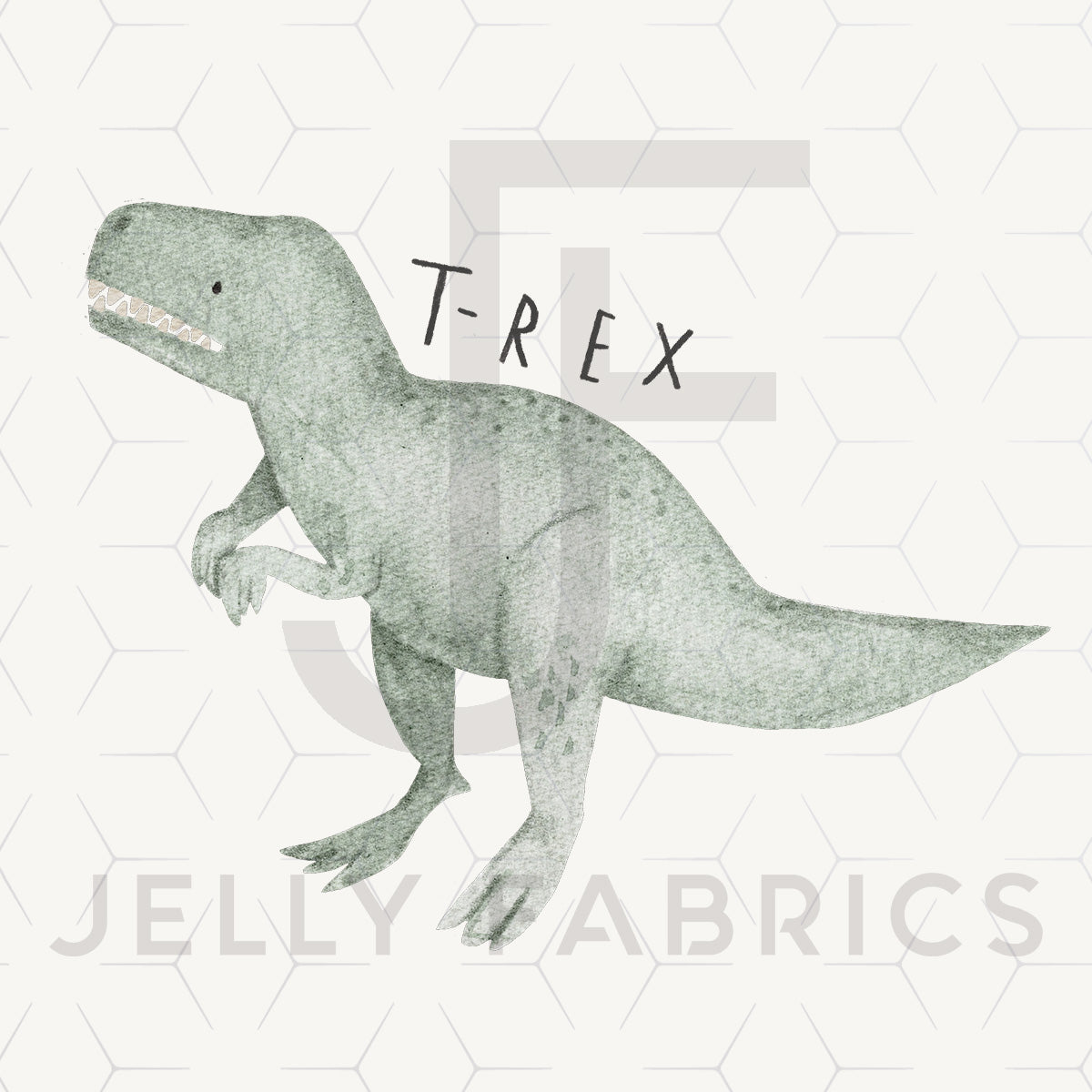 Heat Transfer - T-Rex | Jelly Fabrics – Jelly Fabrics Ltd