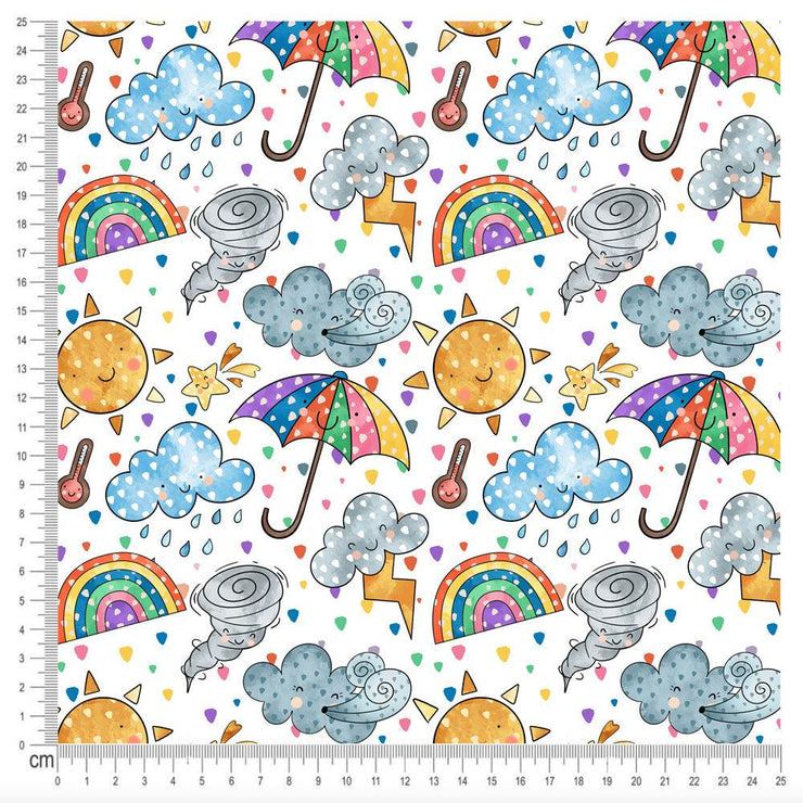 Cotton Jersey - What ever the Weather | Jelly Fabrics – Jelly Fabrics Ltd