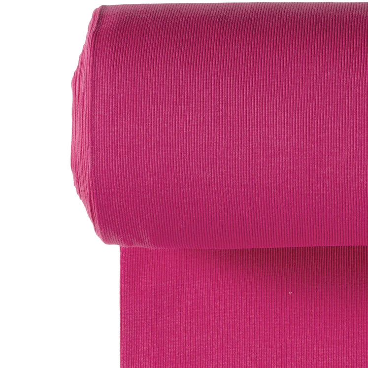 Tubular Rib Fabric (2x2) - Fuchsia Ribbing | Jelly Fabrics – Jelly ...