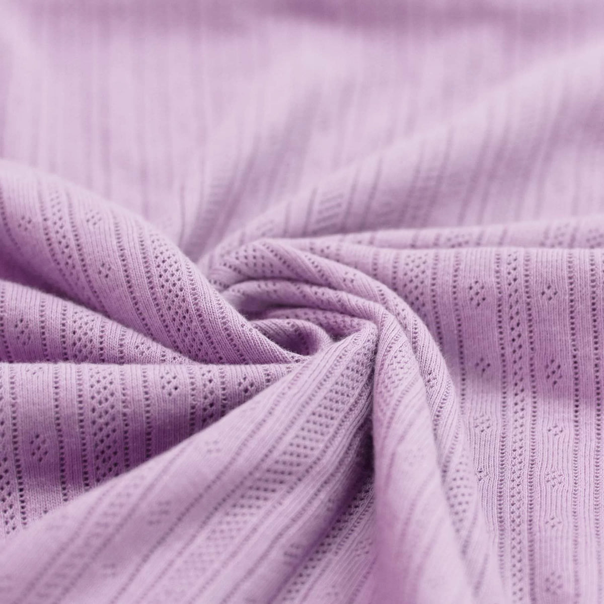 Pointelle Jersey Fabric - Pastel Lilac | Jelly Fabrics – Jelly Fabrics Ltd