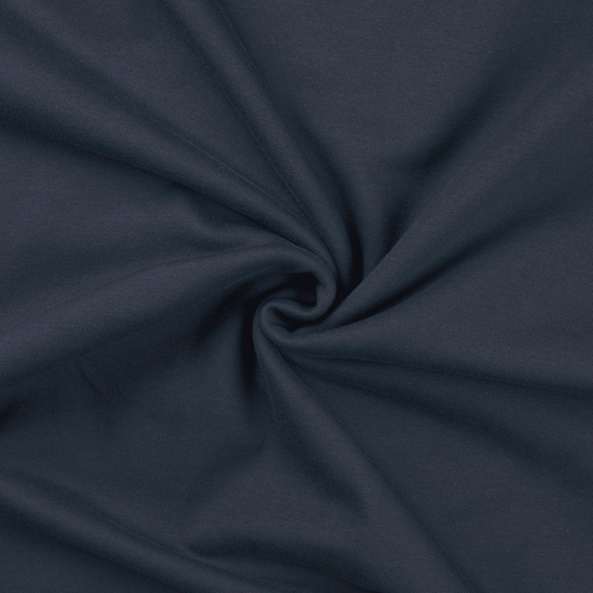 French Terry Loop Back Fabric - Solid Denim Blue | Jelly Fabrics ...