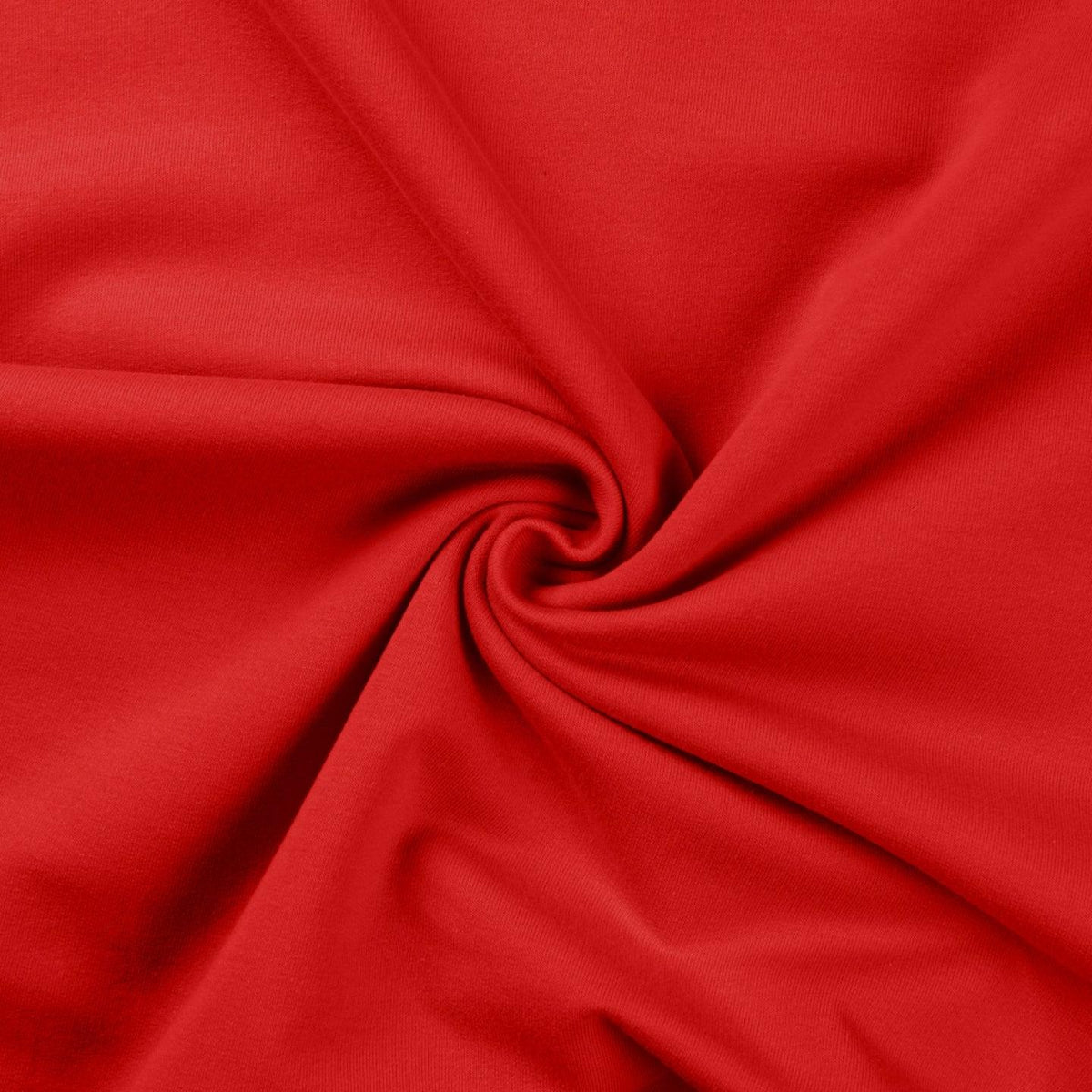 French Terry Loop Back Fabric - Solid Red | Jelly Fabrics – Jelly ...
