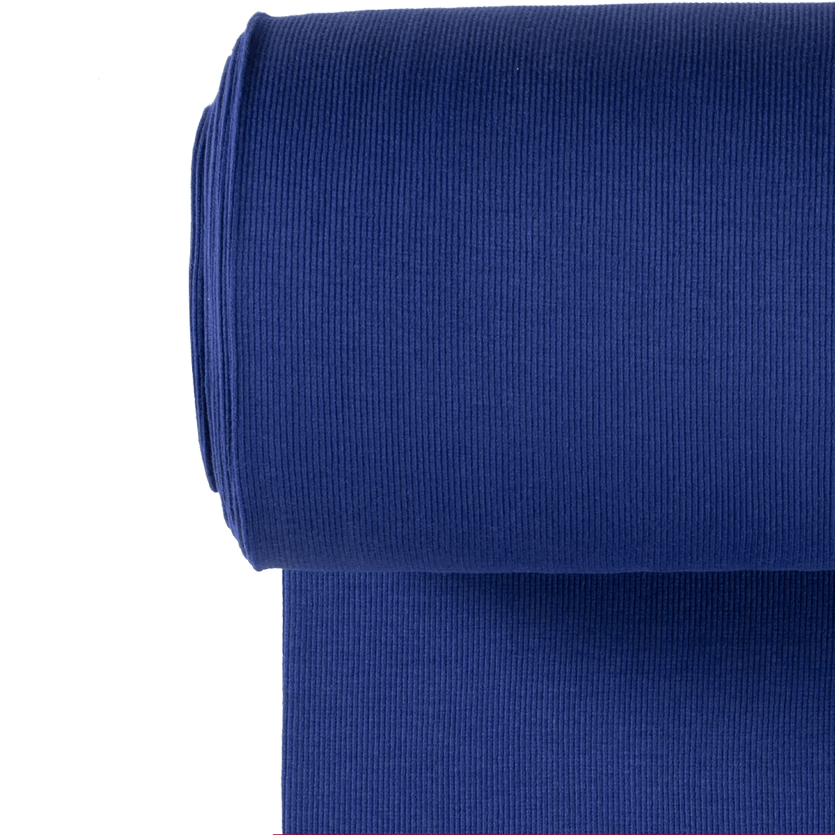 Tubular Rib Fabric (2x2) - Cobalt Ribbing | Jelly Fabrics – Jelly ...