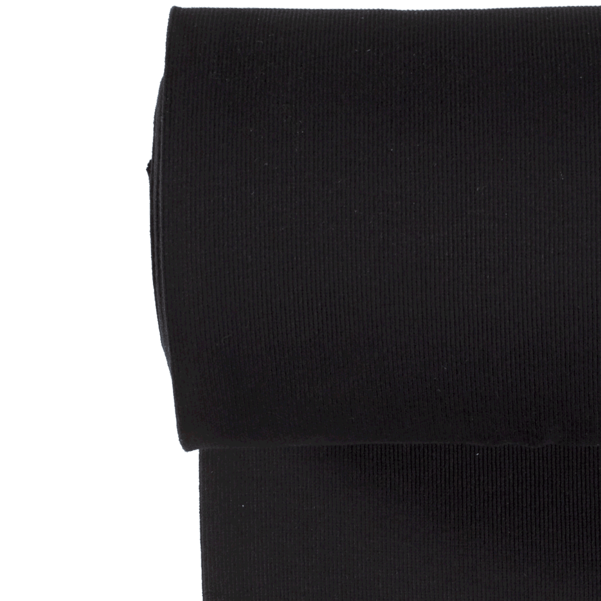 Tubular Ribbing Fabric (2x2) - Black Rib Knit | Jelly Fabrics – Jelly ...