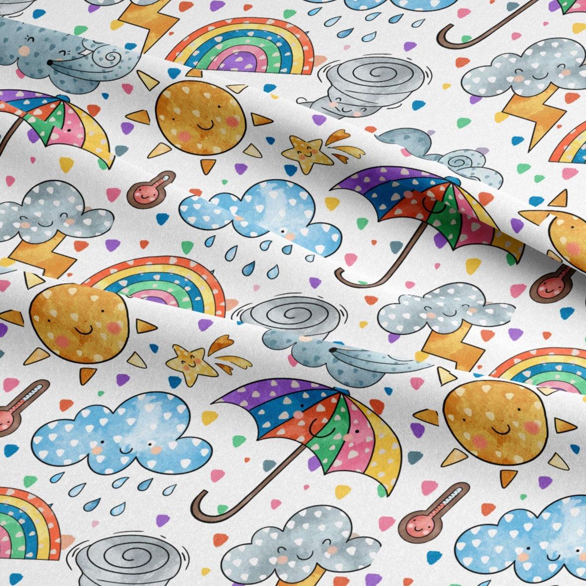Print on Demand - What ever the weather Bright | Jelly Fabrics – Jelly ...